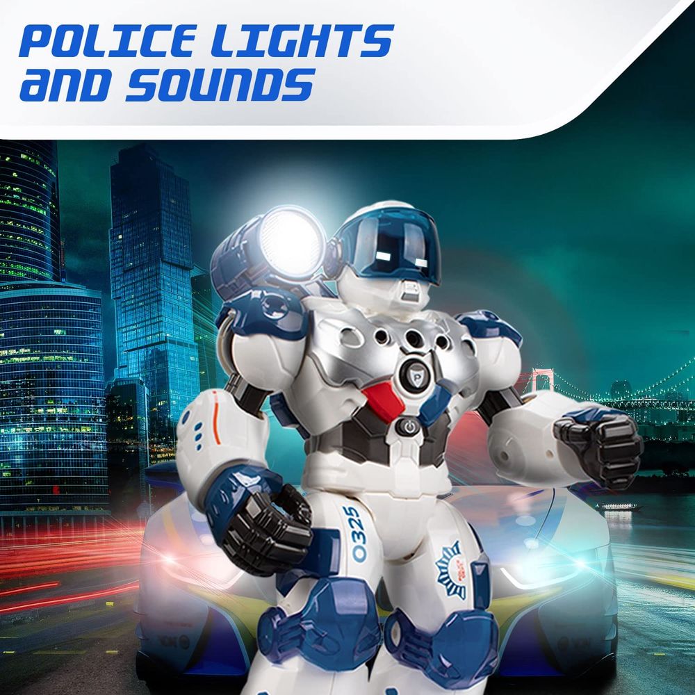 Xtrem Bots Figura 31 cm Hi Tech Robot Patrol con Radio Control - wabro