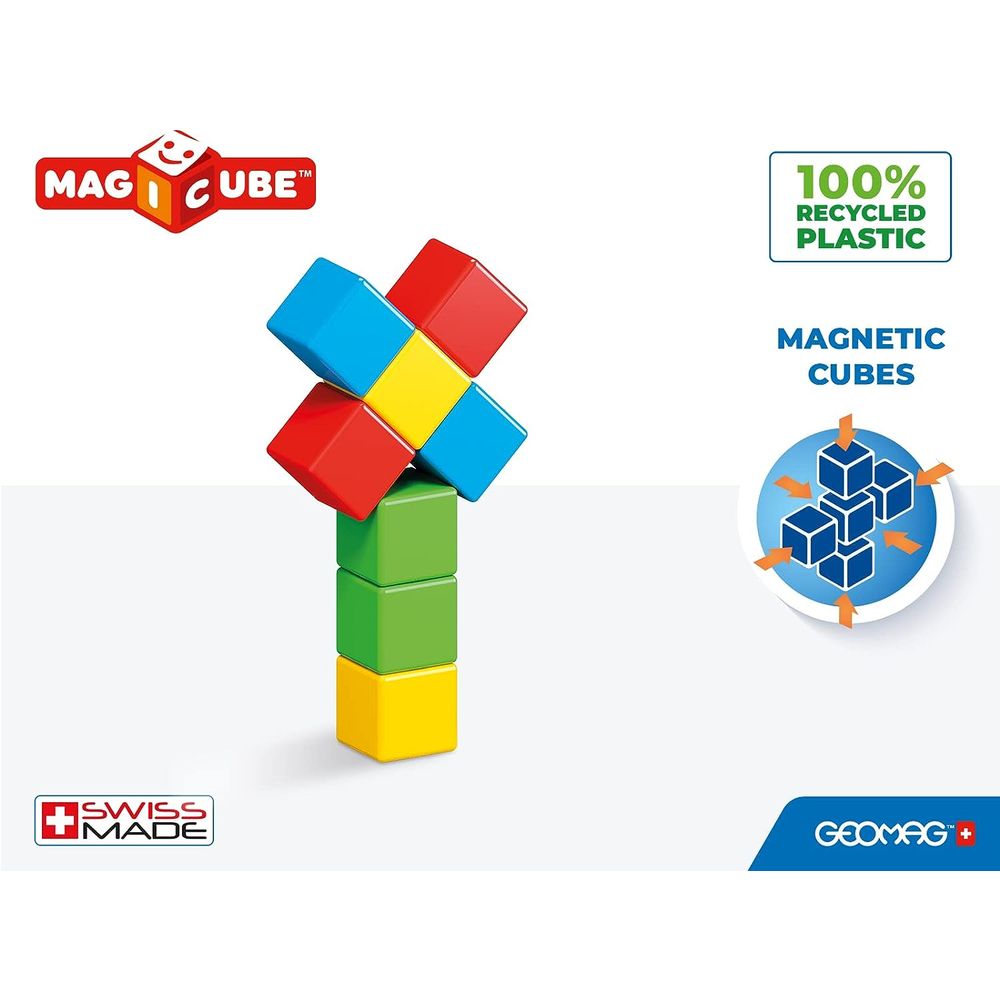 Geomag Juego Magicube Cubos 08 Piezas - wabro