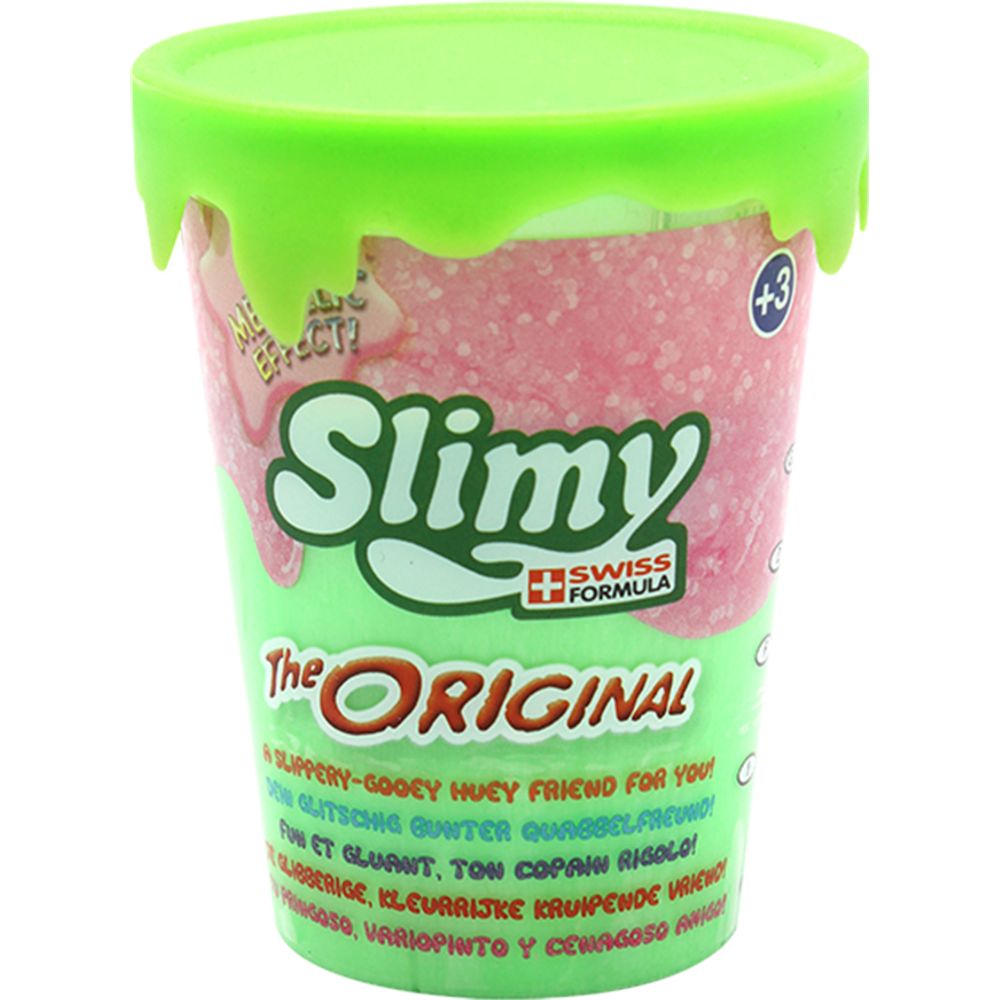 Slimy Slime The Original 80gr Efecto Metalico Verde Con Caja Exhibidora ...