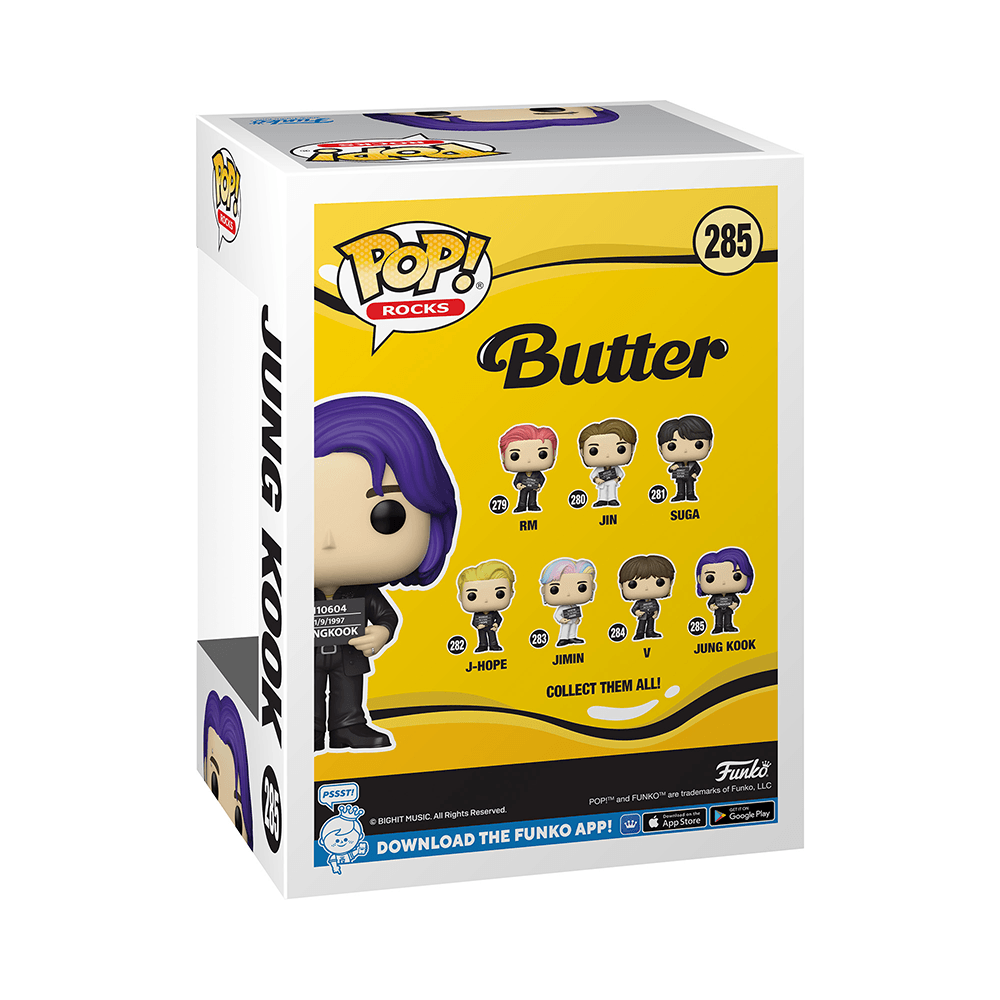Funko Pop Rocks Bts Butter Jungkook - wabro