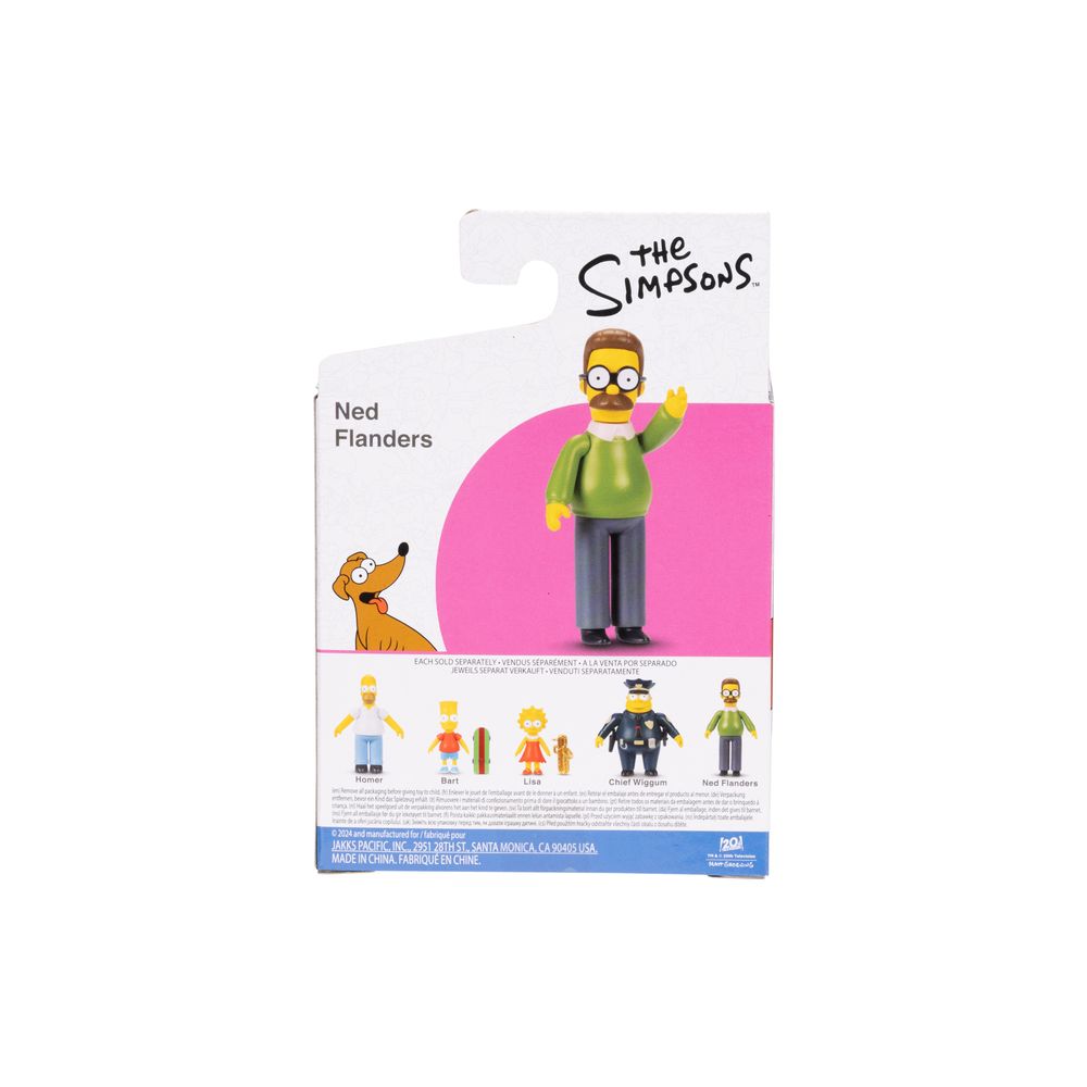 Los Simpsons Figura 07cm Articulado Ned Flanders - wabro
