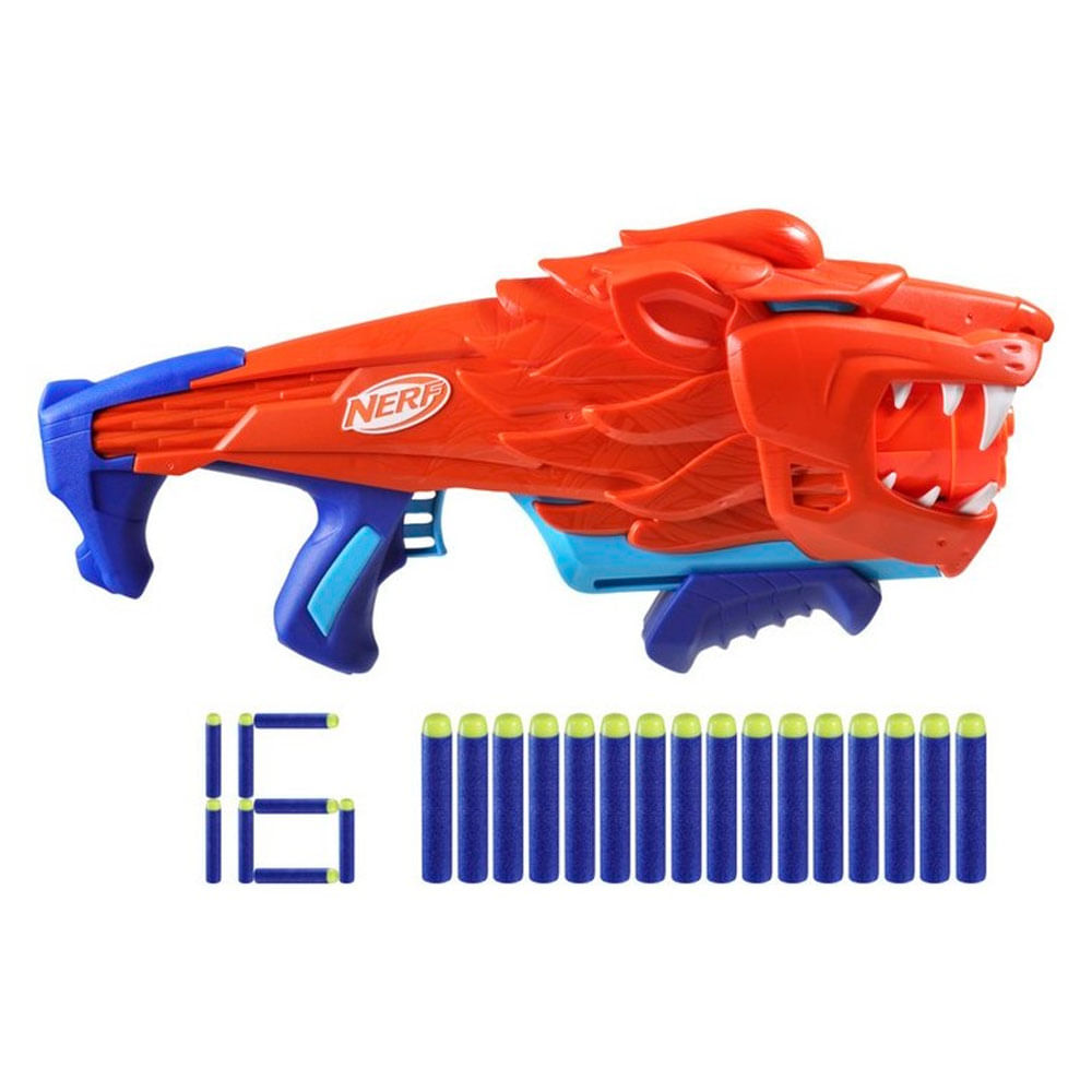 Hasbro Nerf Lanzadora De Dardos Lionfury - wabro