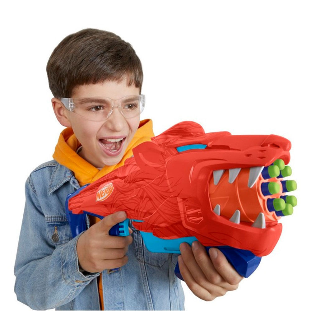 Hasbro Nerf Lanzadora De Dardos Lionfury - wabro