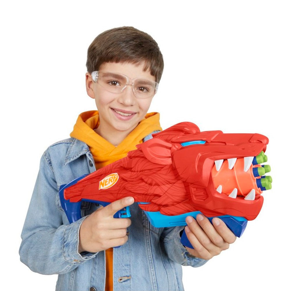 Hasbro Nerf Lanzadora De Dardos Lionfury - wabro