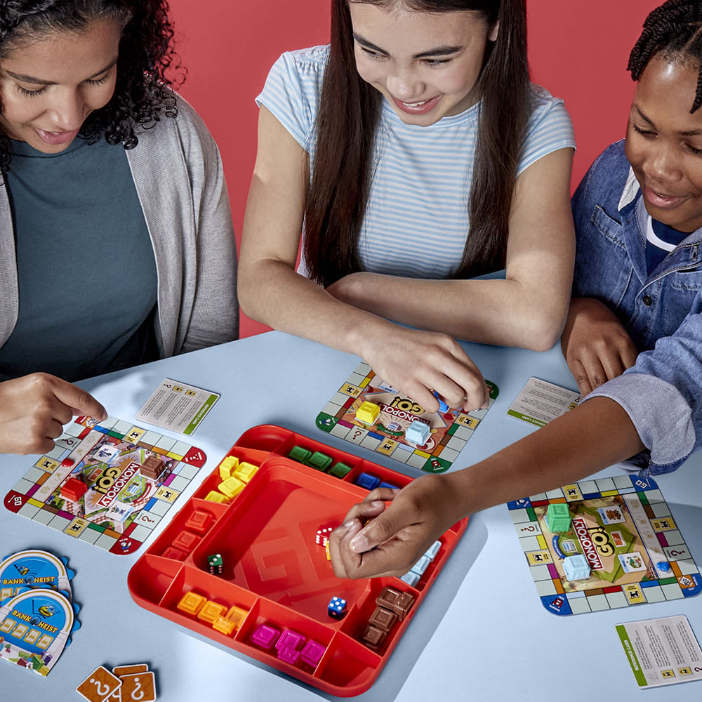 Hasbro Family Monopoly Juego Go Landmark Rush - wabro